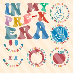 In My Pre-k Era Svg, Back to School, Preschool Era Svg, Student Gift ...