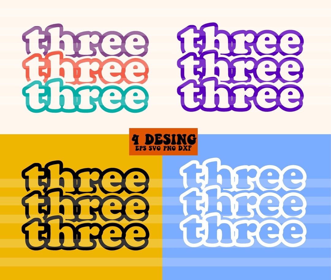 Three Svg Boys Birthday Svg Girls Birthday Svg I Am 3 Svg - Etsy UK