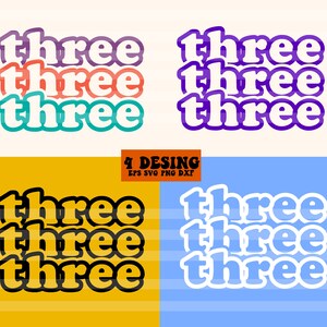 Three Svg Boys Birthday Svg Girls Birthday Svg I Am 3 Svg - Etsy