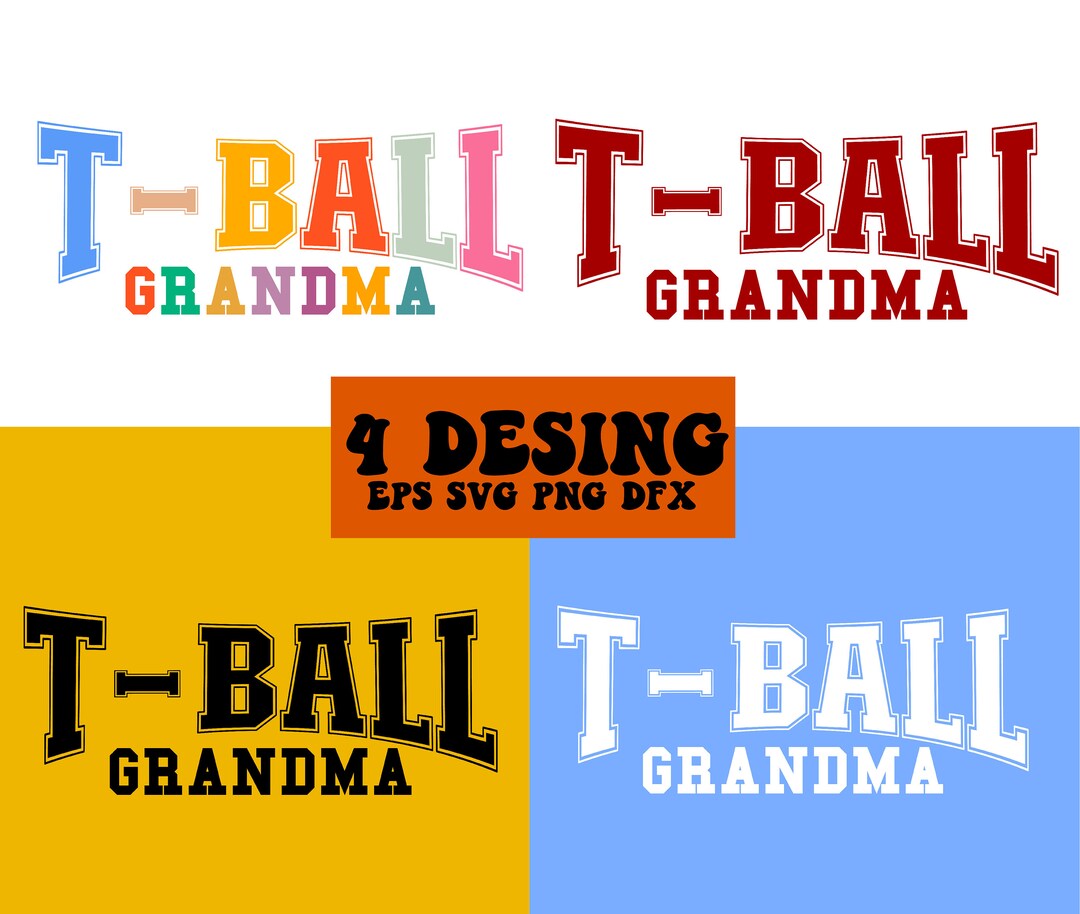T-ball Grandma Svg Baseball Svg T-ball Svg T-ball Season - Etsy
