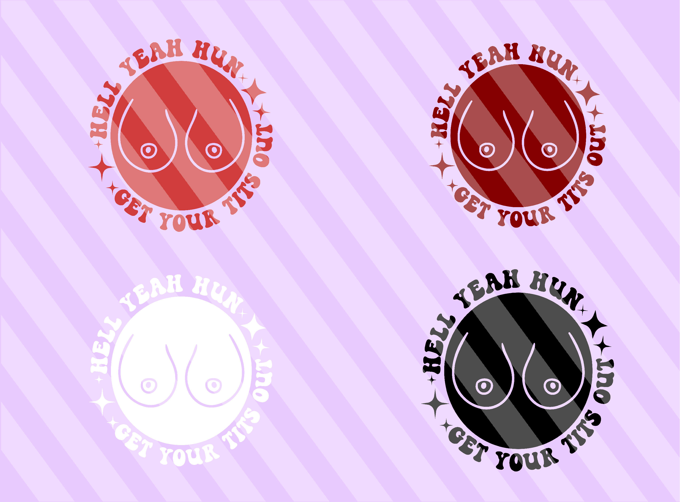 Hell Yeah Hun Get Your Tits Out Svg Png, Adult Humor Svg, Mom Mode Svg ...