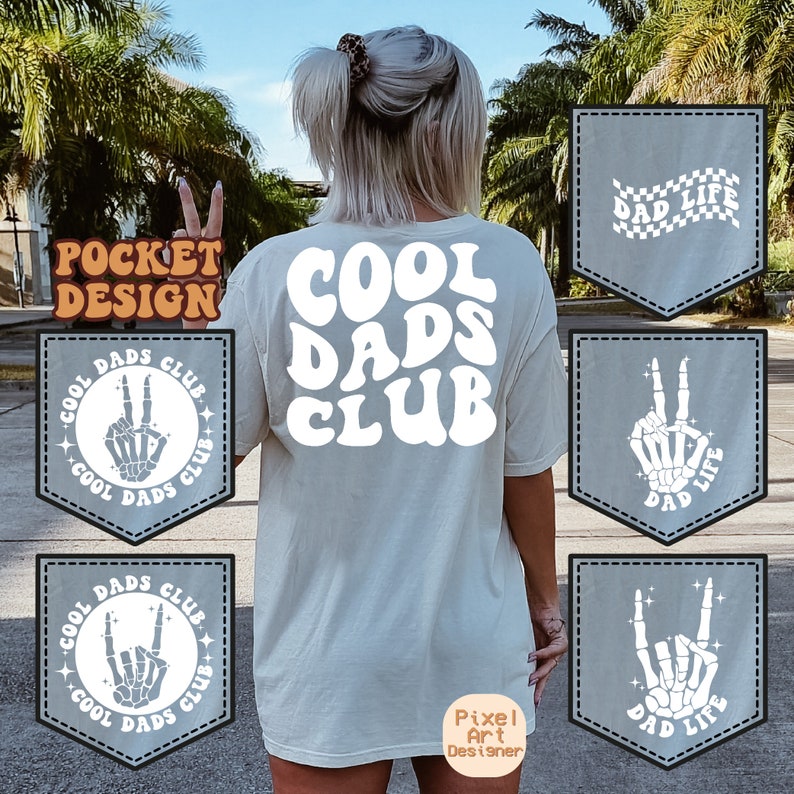 Cool Dads Club SVG, Daddy Svg, Funny Dad Svg, Dad to Be Svg, One Loved ...