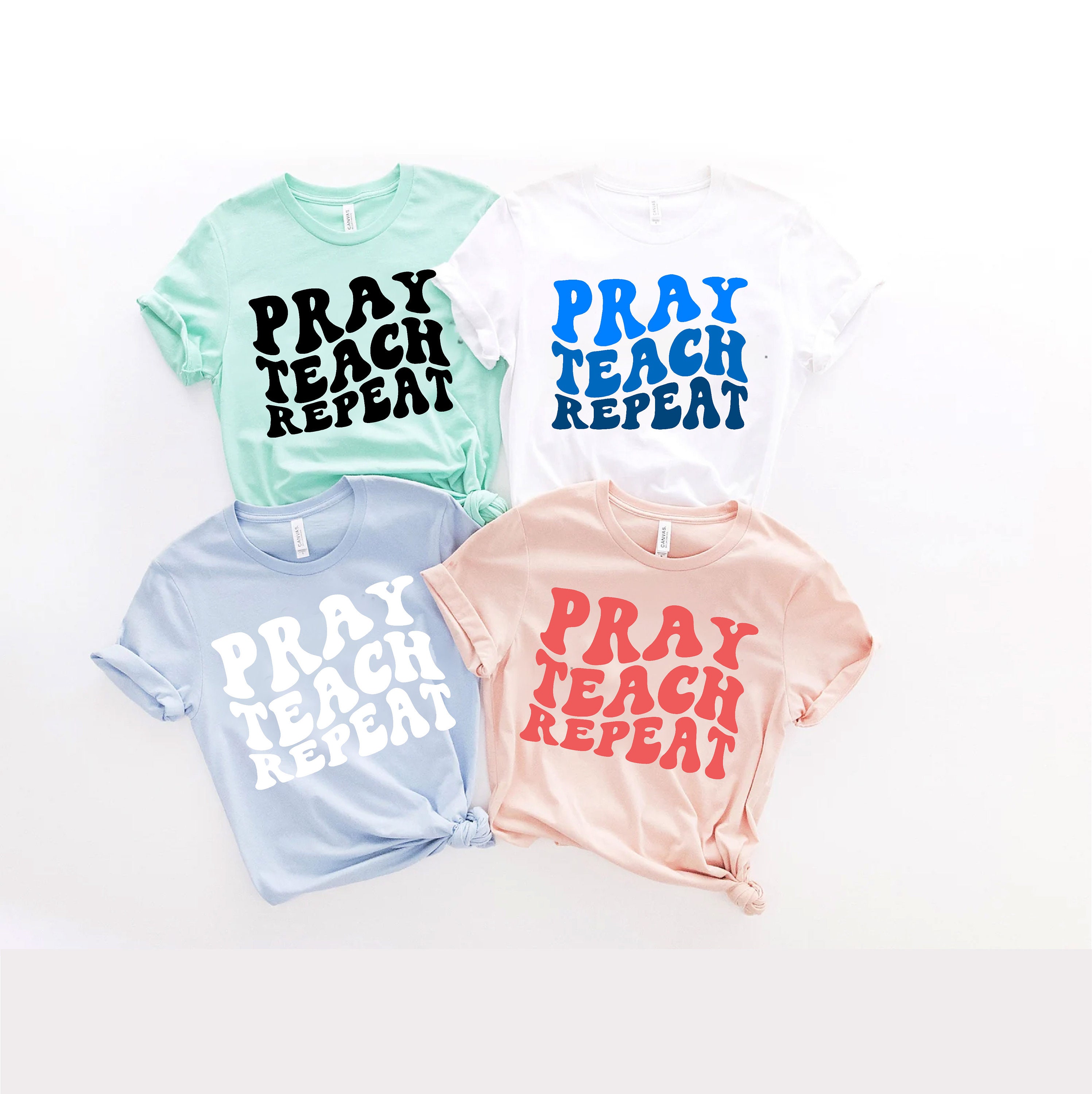 Pray Teach Repeat Svg Faith Svg Jesus Svg Religious Svg - Etsy