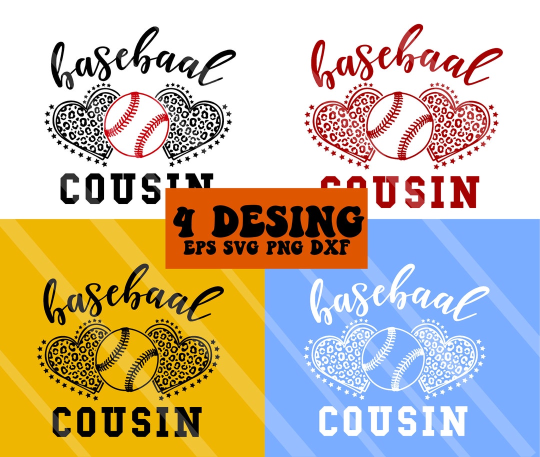 Baseball Cousin Svg Baseball Cousin Shirt Svg Baseball - Etsy