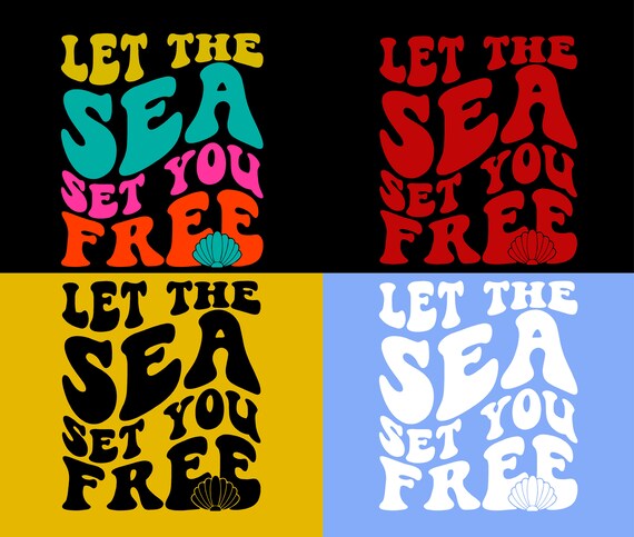Let the Sea Set You Free SVG Motivational Svg Mental Health - Etsy