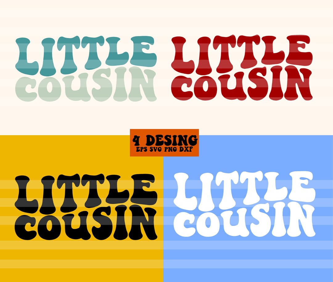 Little Cousin Svg Cousin Svg Kids Svg Children Svg Boys - Etsy UK