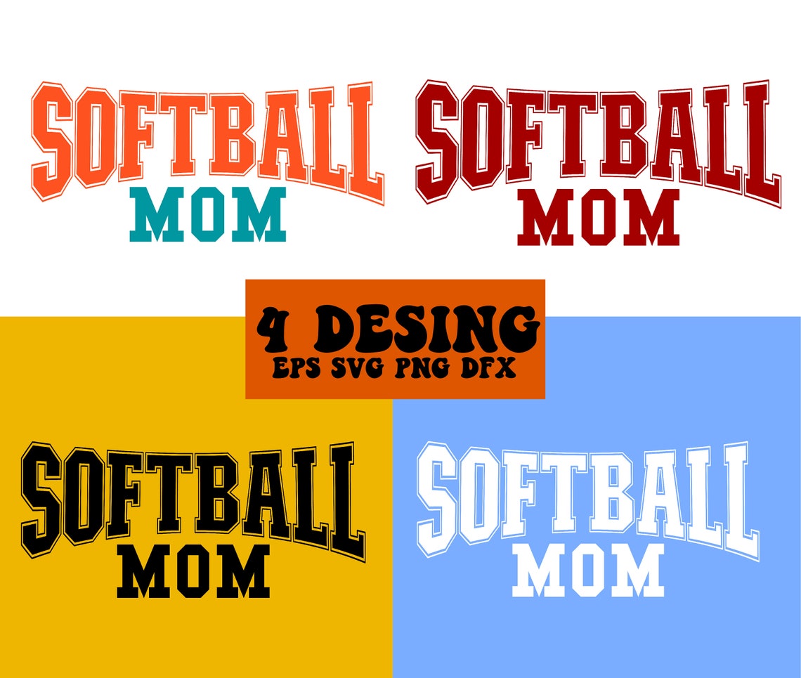 Softball Mom Svg Softball Svg Softball Fan Svg Softball Mom - Etsy