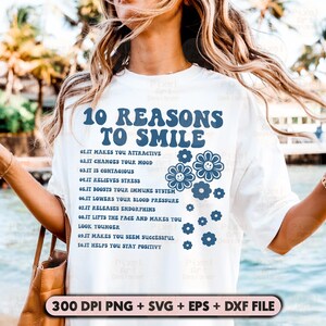 Reasons to Laugh Svg Png, Positive Svg, Motivational Svg, Uplifting ...