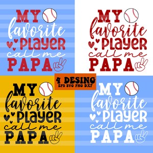Baseball Papa Svg Fun Gift for Papa Svg Baseball Shirt Svg - Etsy