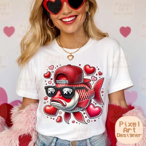 Valentine Fish, Valentine's Day Clipart Png, Fish Png, Valentine's Day ...