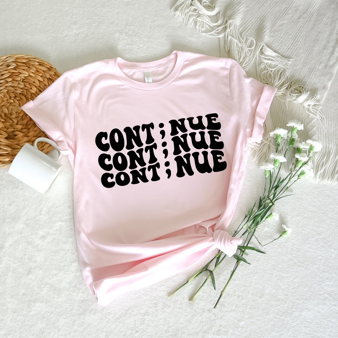 Continue Semicolon Svg Mental Health Matters Svg Continue - Etsy Portugal