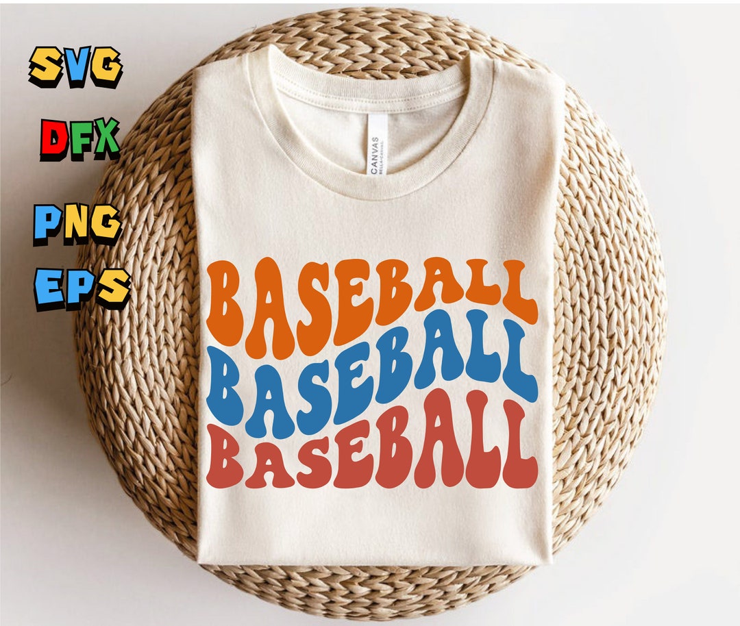 Baseball Svg, Baseball Fan Svg, Baseball T-shirt Svg, Wavy Stacked Svg ...