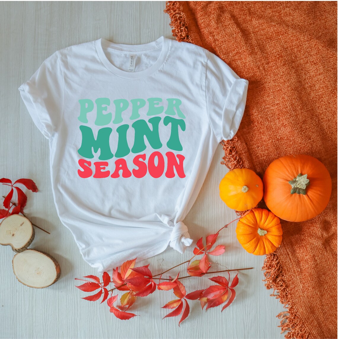 Peppermint Season Svg Merry Svg Merry and Bright Svg - Etsy