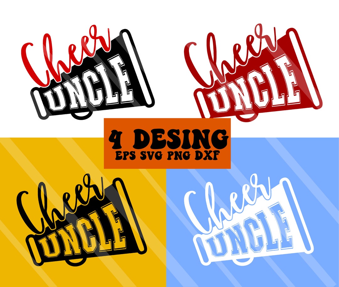 Cheer Uncle Svg Cheerleading T-shirt Svg Cheer Squad Svg - Etsy Australia