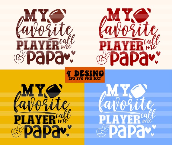 Football Papa Svg Fun Gift for Papa Svg Football Shirt Svg - Etsy