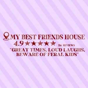 My Best Friends House Review Svg Png, Positive Quote Svg, Motivational ...