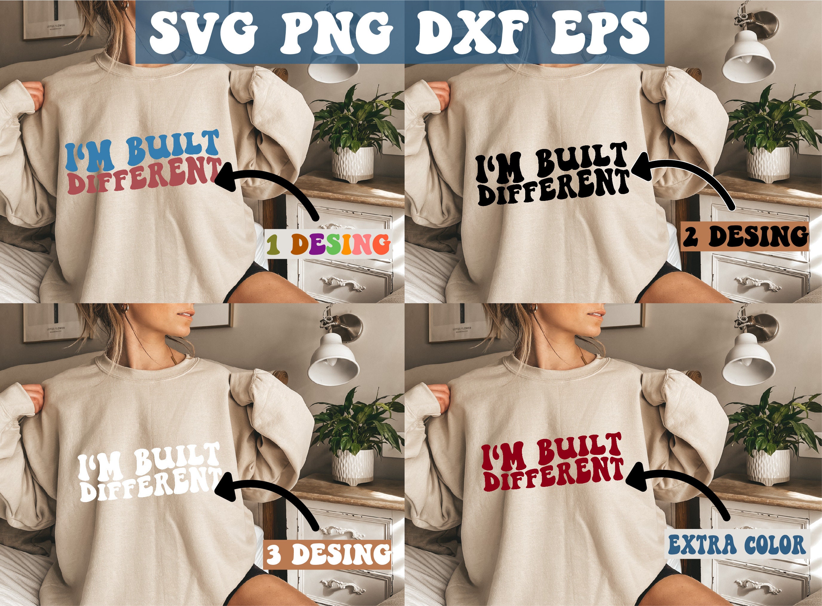 I'm Built Different Svg Fitness Svg Self Made Svg Cross - Etsy Canada