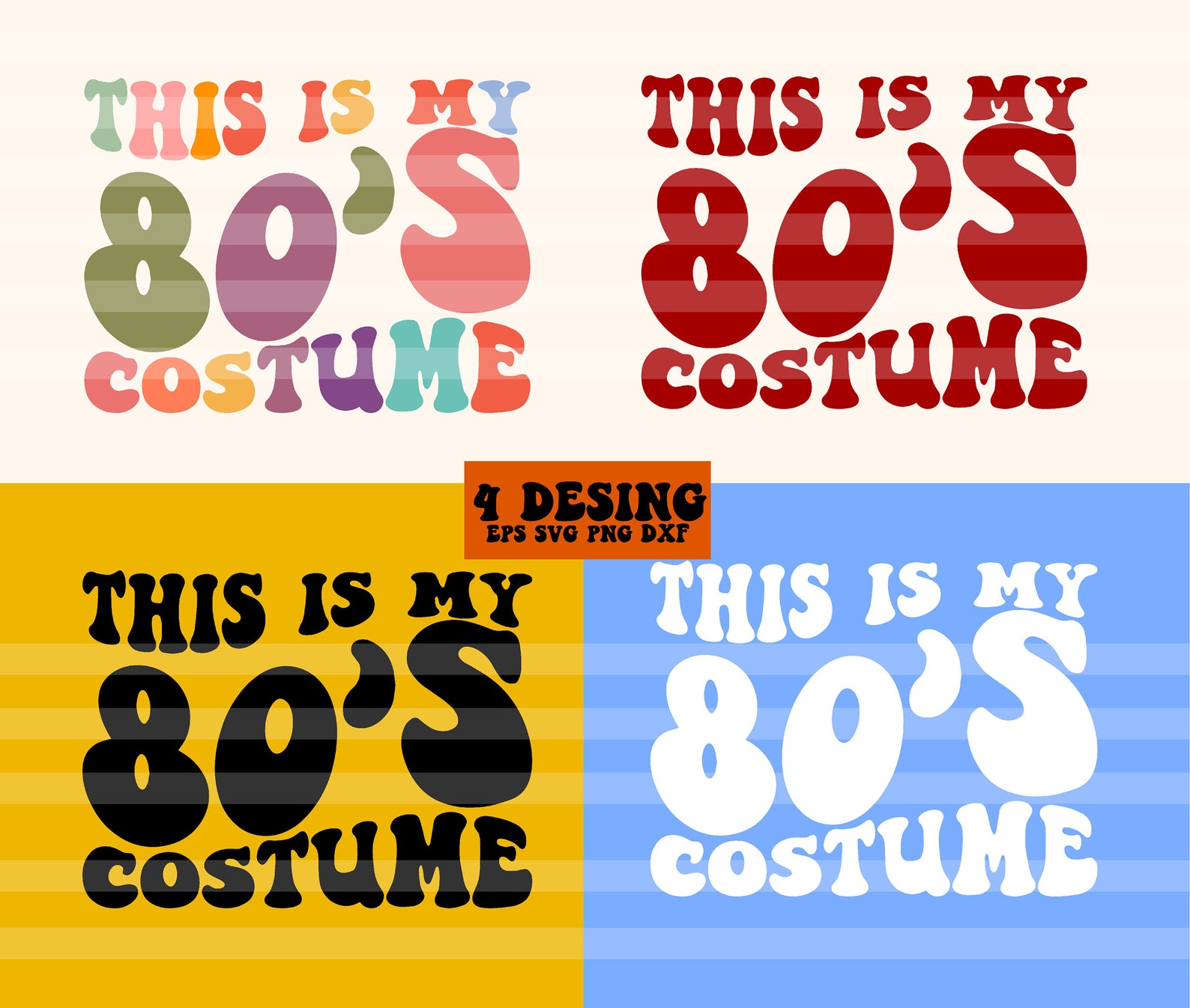 This is My 80s Costume SVG 80's Svg 1980s Design Retro - Etsy
