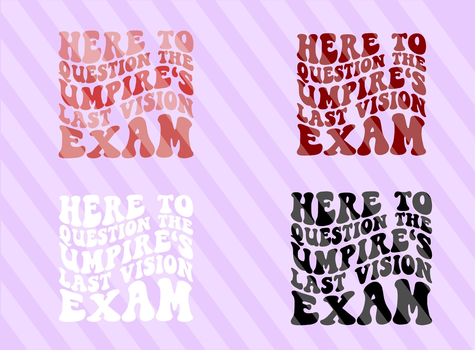 Here to Question the Umpire's Last Vision Exam Svg, Softball Svg ...