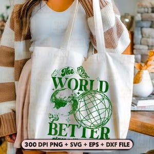 The World is A Better Place With You Svg Png, Motivational Svg ...