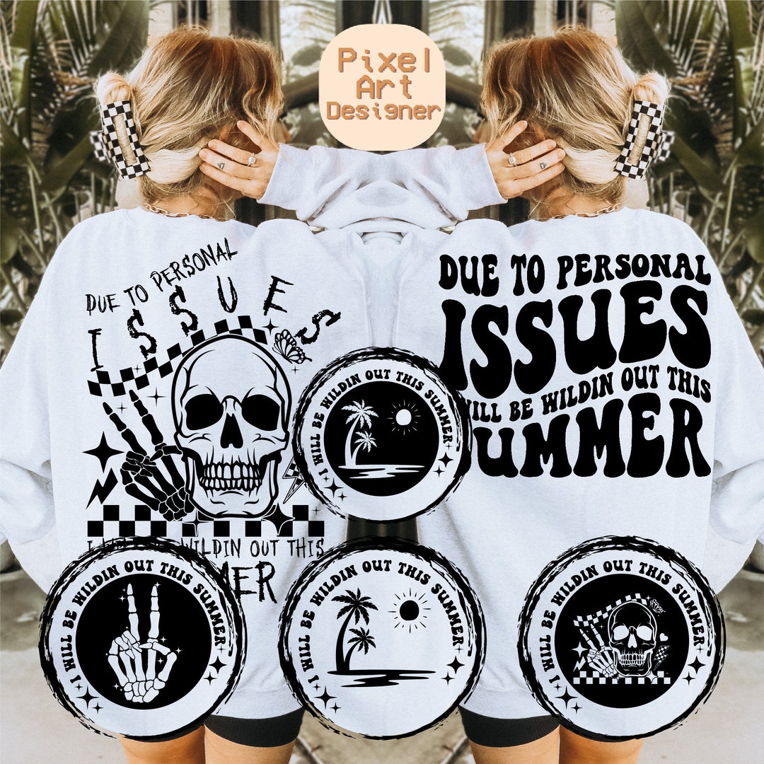 Funny Summer Svg Png, I Will Be Wilding Out This Summer Svg, Lake Svg ...