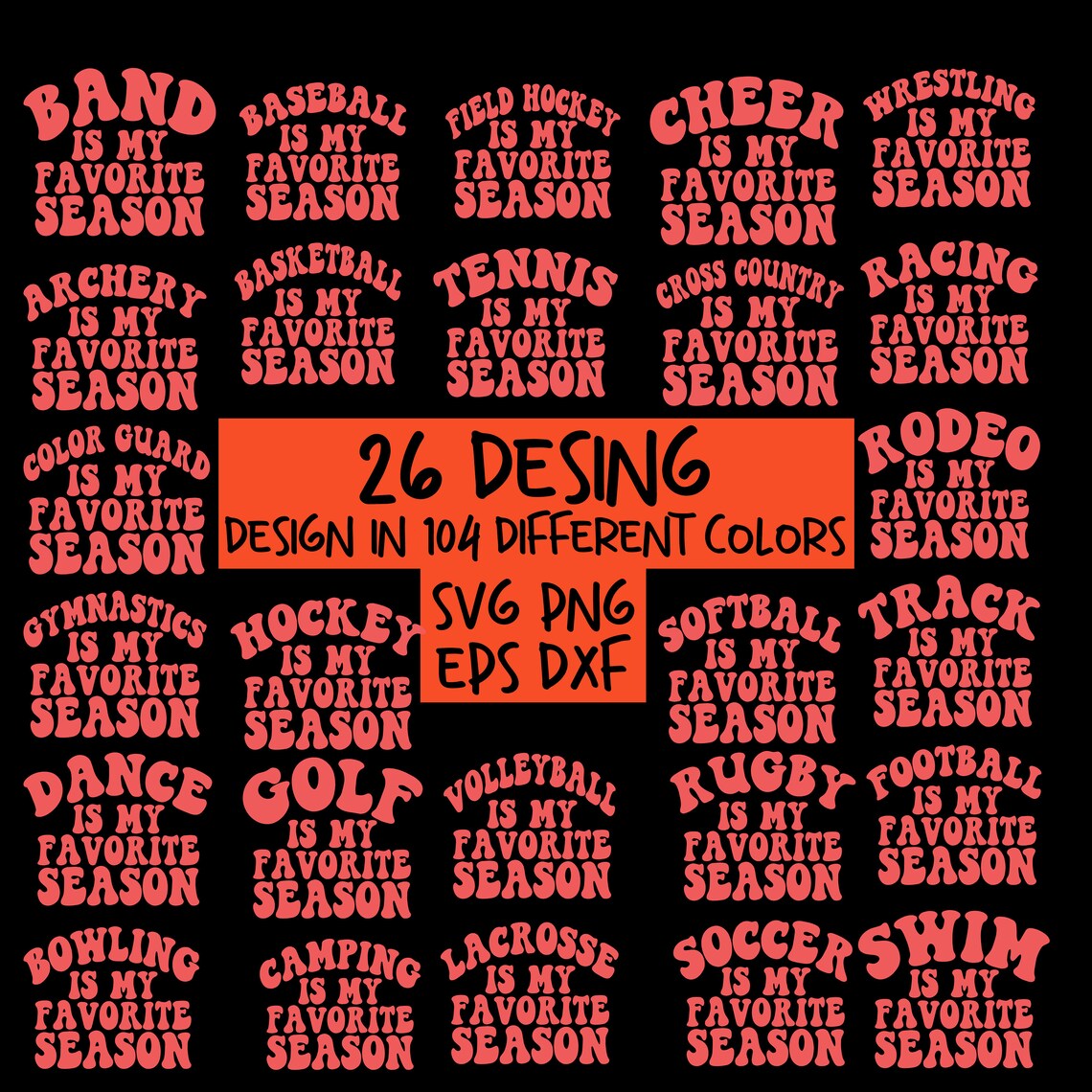 Is My Favorite Season Svg Bundle Favorite Season Svg Sports - Etsy