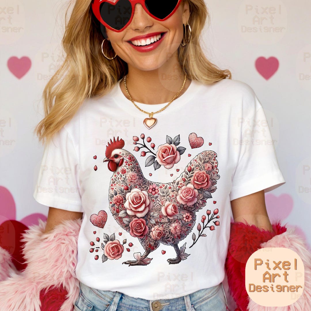 Valentine Chicken Png, Valentine's Day Clipart Png, Chicken Png ...