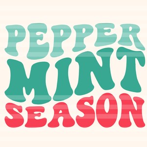 Peppermint Season Svg, Merry Svg, Merry and Bright Svg, Peppermint T ...