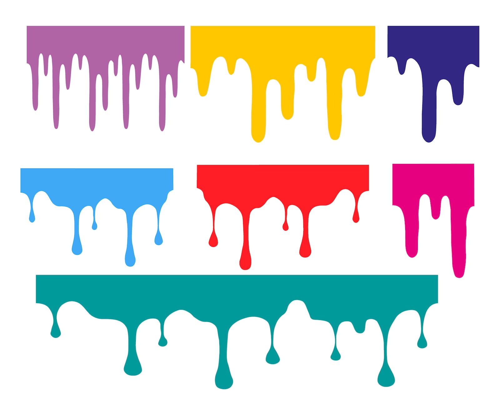 Paint Drip Bundle SVG, Paint Splatter Svg, Paint Stroke Svg, Splash Svg ...