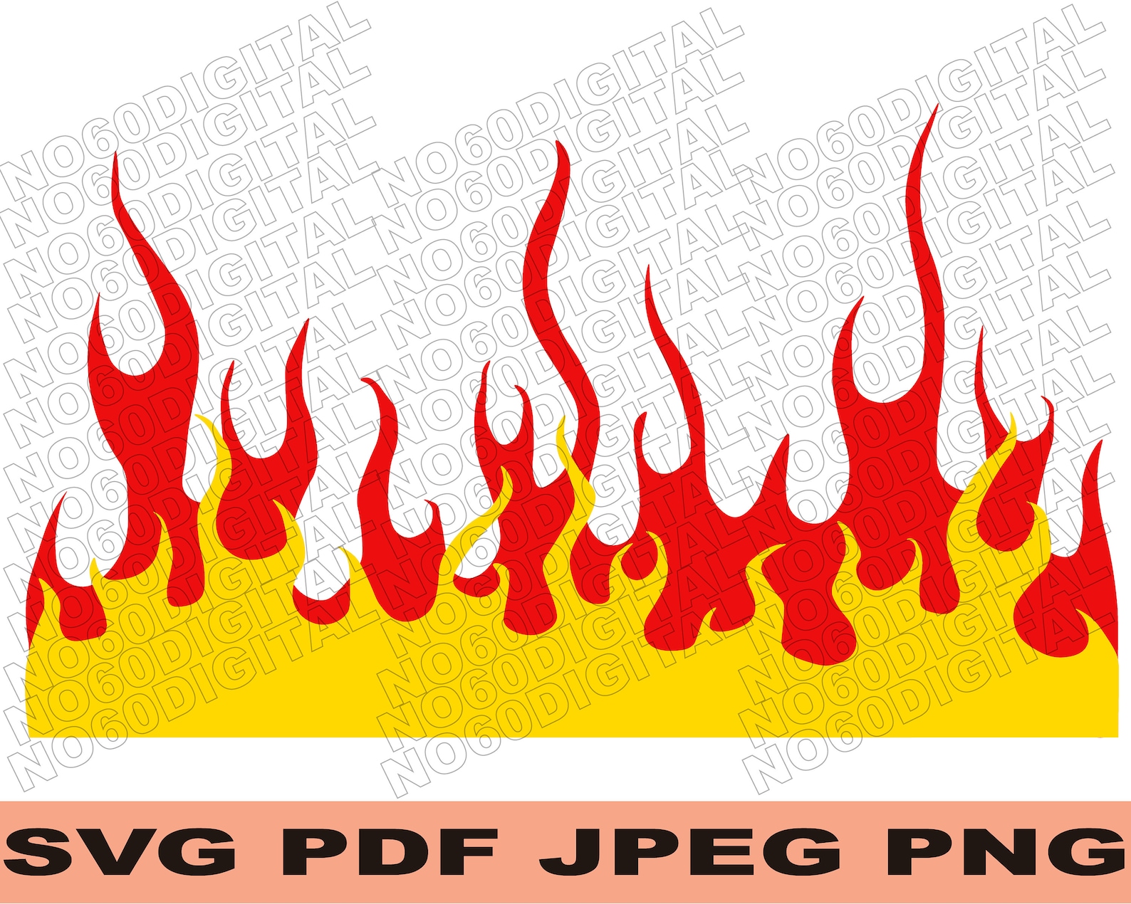Flames Svg Fire Pattern Svg Fire Svg Fire Ball Svg - Etsy