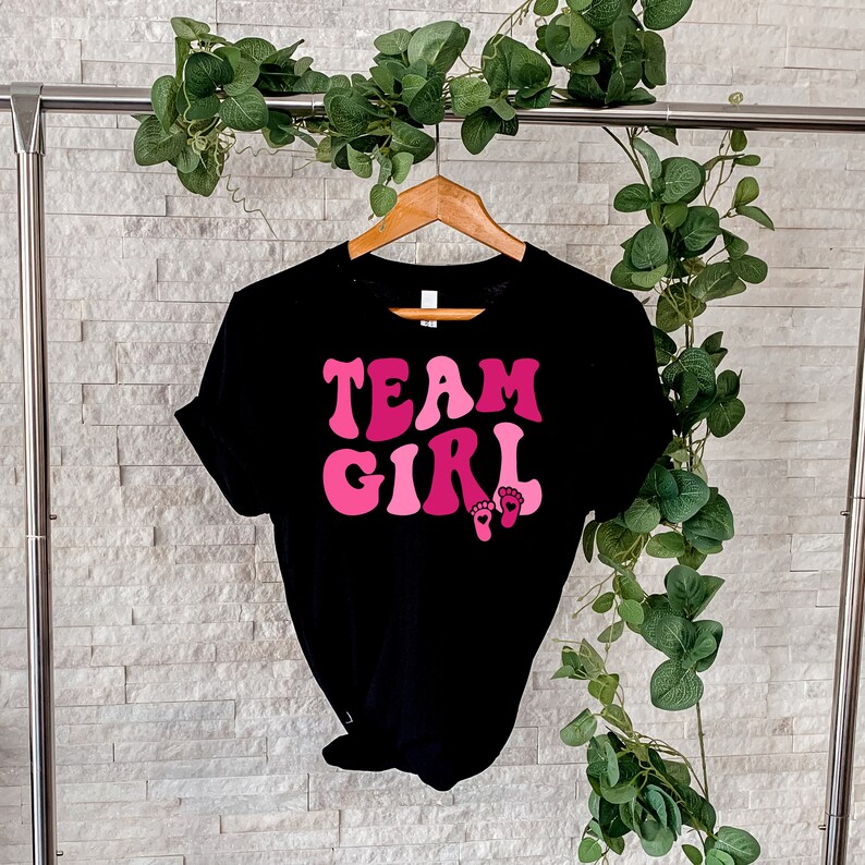 Team Girl Svg Gender Reveal SVG Baby Announcement Svg New - Etsy