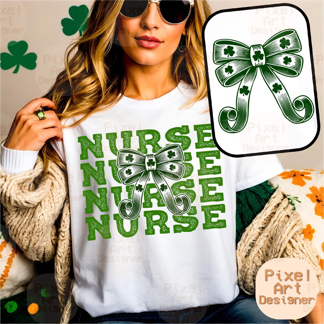 St Patrick's Nurse Svg Png, St Patrick's Day, St. Patrick's Day Nurse ...