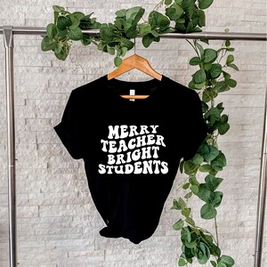 Merry Teacher Bright Students Svg Merry and Bright Svg - Etsy