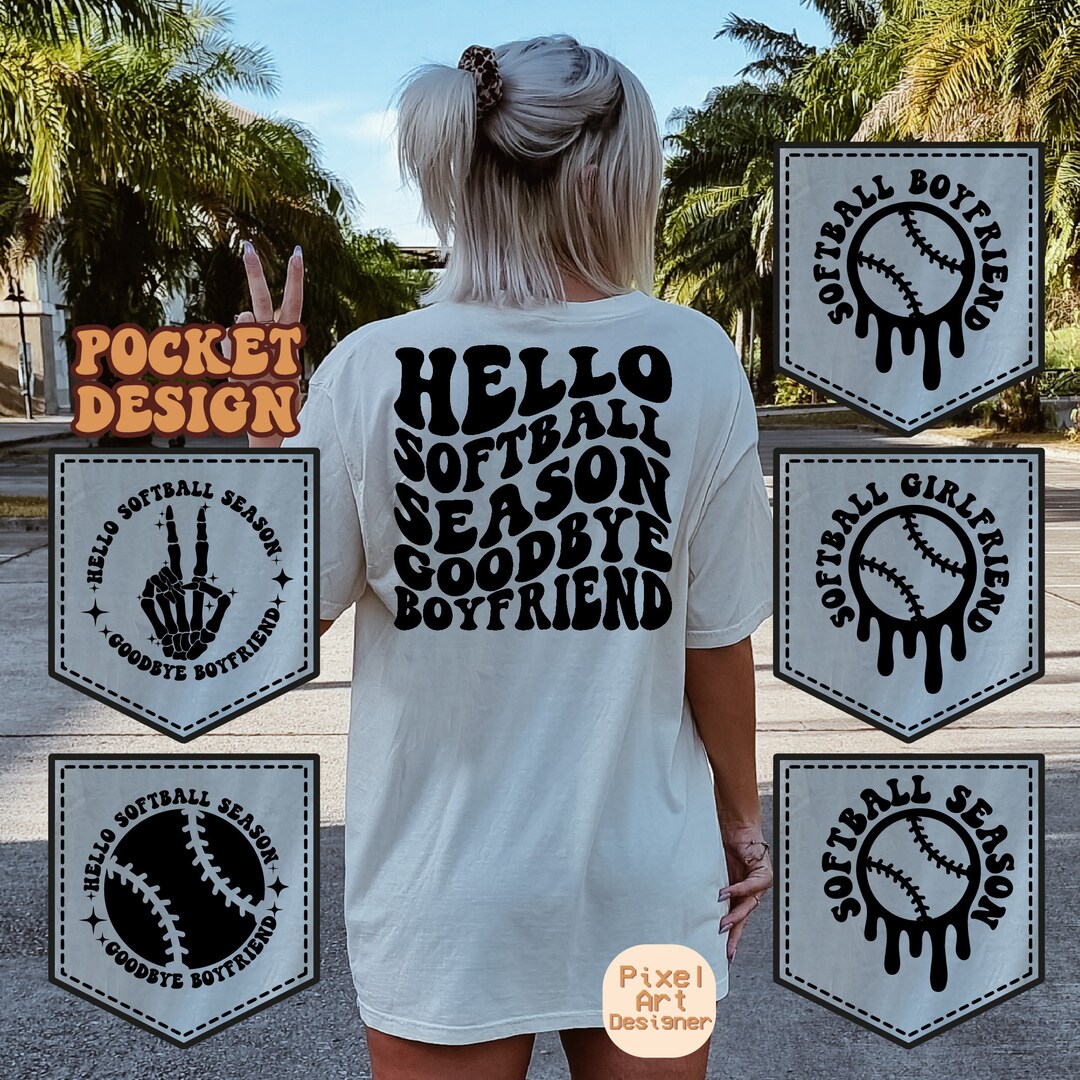 Hello Softball Season Goodbye Boyfriend Svg, Softball Boyfriend ...