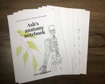 Human Body Notes - Etsy