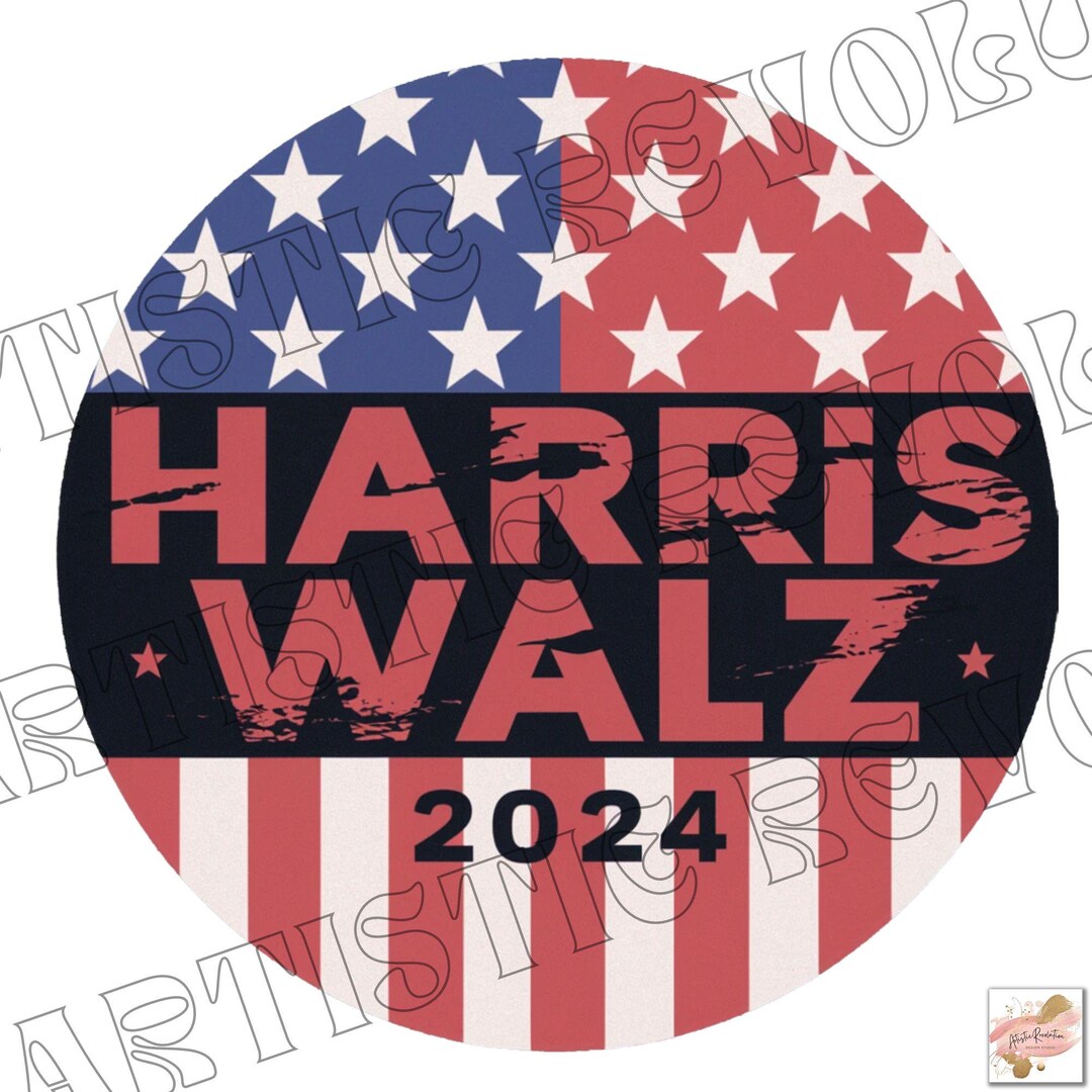 Kamala Harris Tim Walz PNG, Kamala Png Kamala Harris for President Png ...