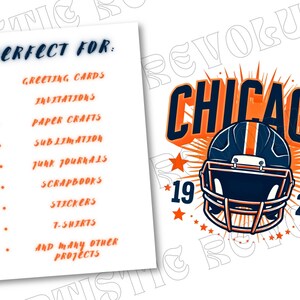 Chicago American Football Png, Gameday Png, Chicago Football ...