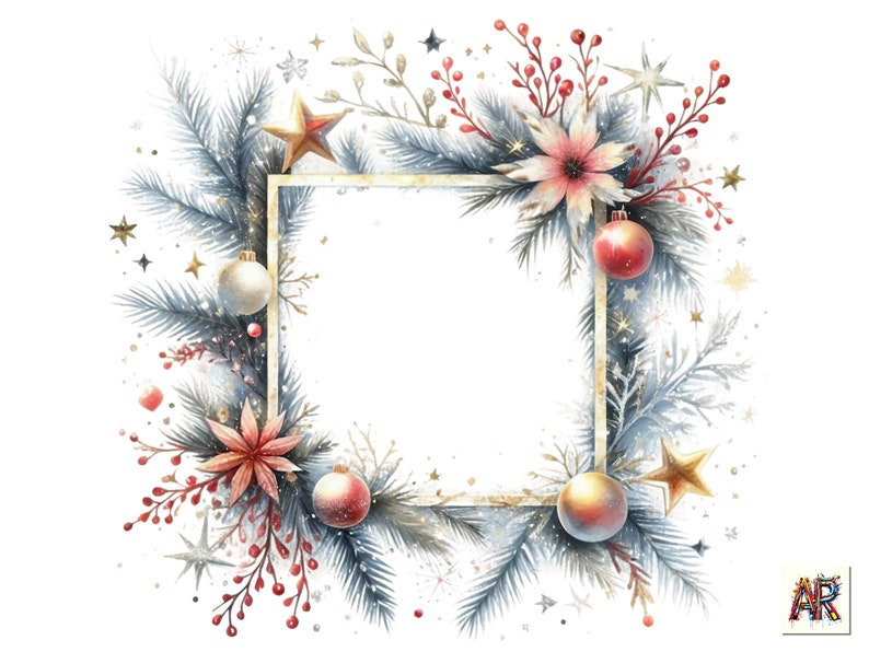 Christmas Frames Clipart Christmas Frame Png Christmas Border Frames ...