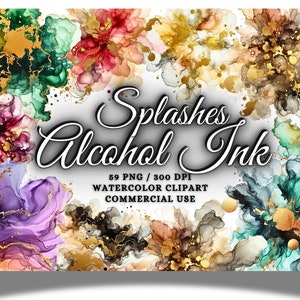 586 Watercolor Splashes Clipart Mega Bundle, Watercolor Splash Png ...