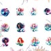 70 Watercolor Mermaids Clipart Bundle, Little Mermaid Clipart Png, Sea ...