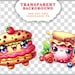 120 Cute Kawaii Food Clipart Bundle, Watercolor Food Clipart, Food Png ...