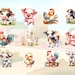 70 Watercolor Cute Baby Farm Animals Clipart Bundle, Cute Baby Farm ...