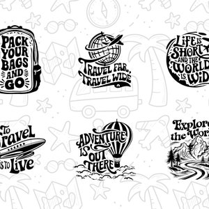 34 Travel Svg Bundle, Funny Travel Svg, Traveling Svg, Travel Clipart ...
