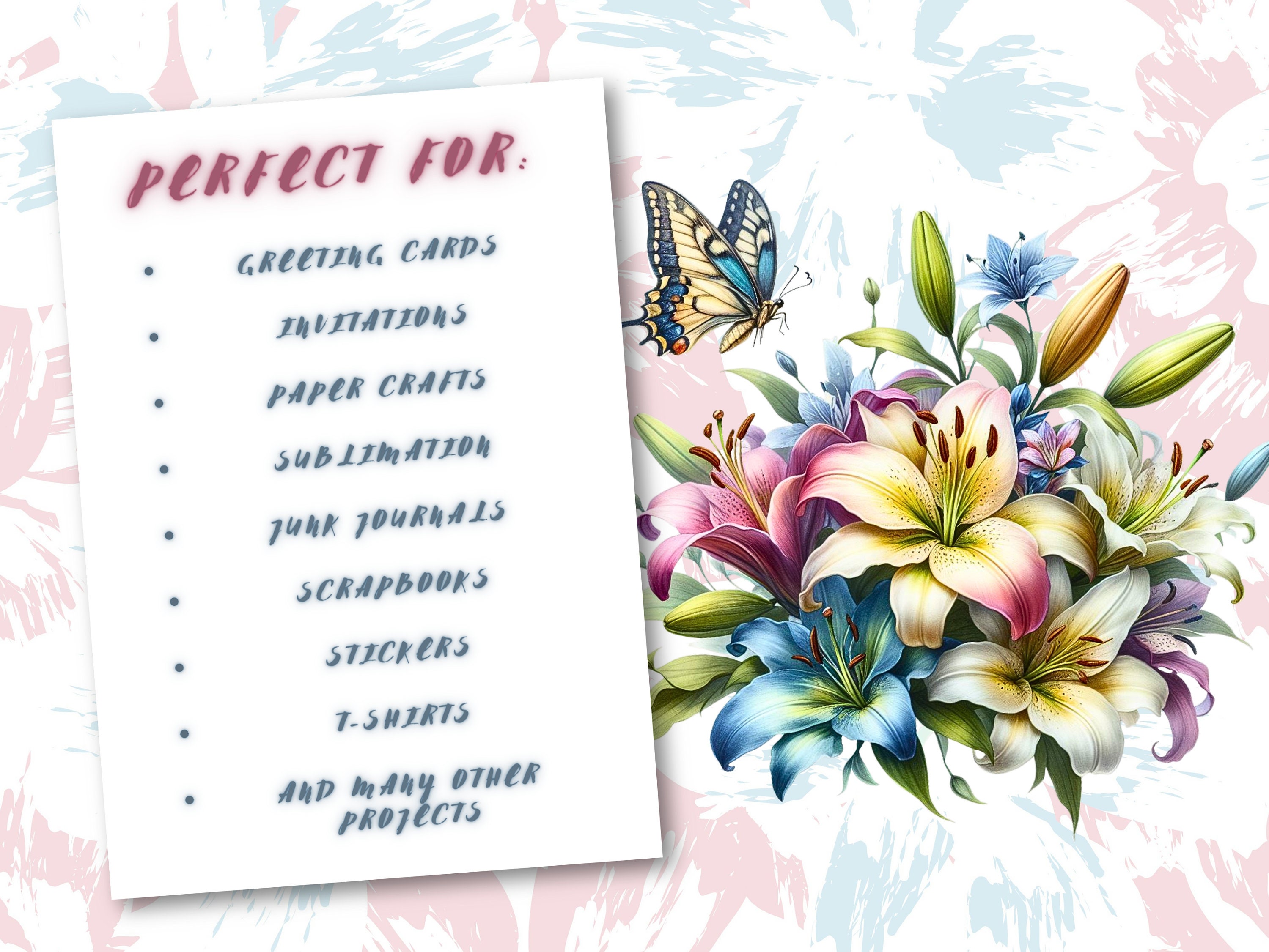 71 Watercolor Spring Flowers Clipart Bundle, Wildflowers Clipart Bundle ...