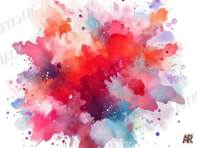 Color Splash Backgrounds Rainbow Color Background, Watercolor Color ...