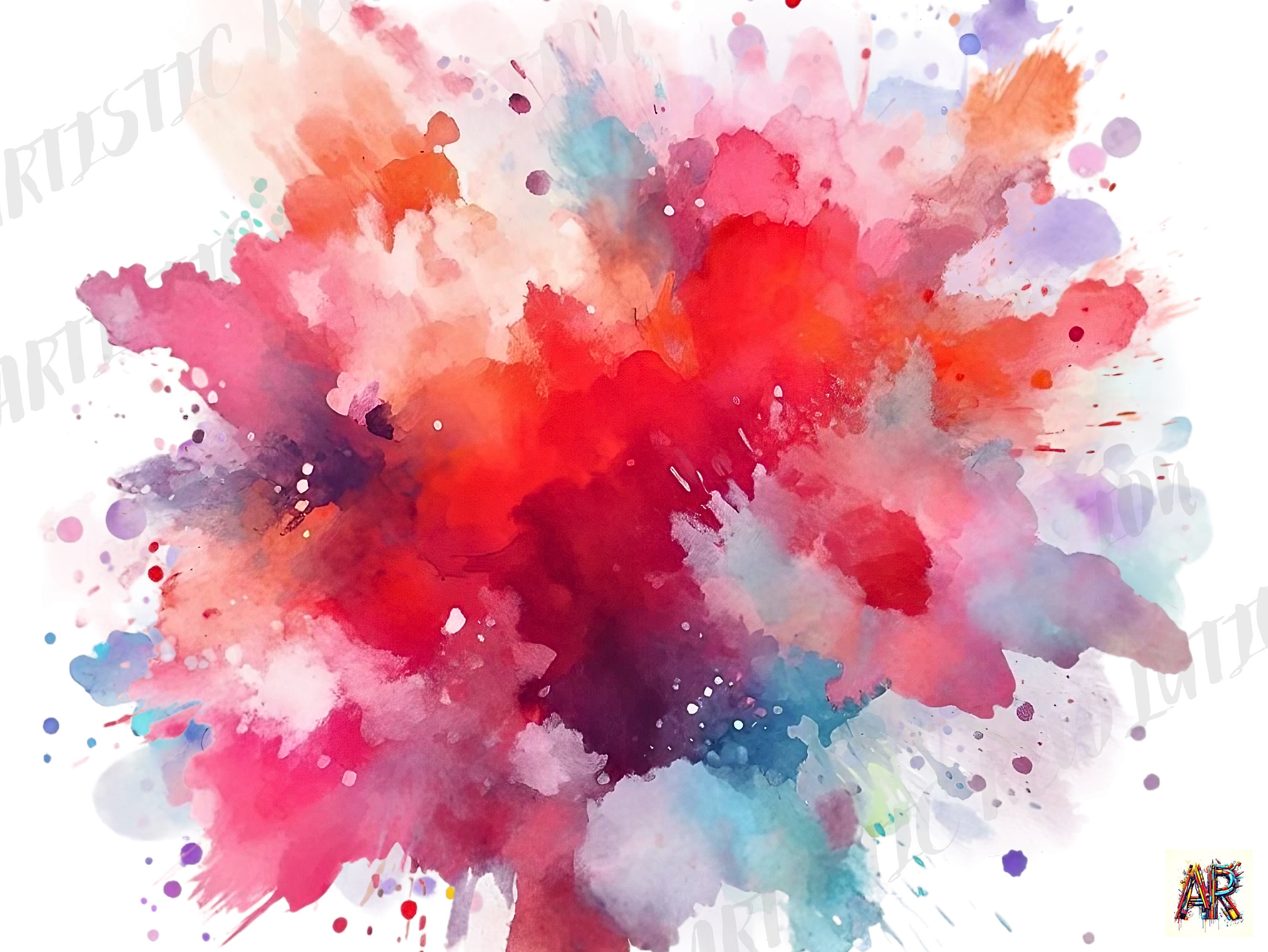Color Splash Backgrounds Rainbow Color Background, Watercolor Color ...