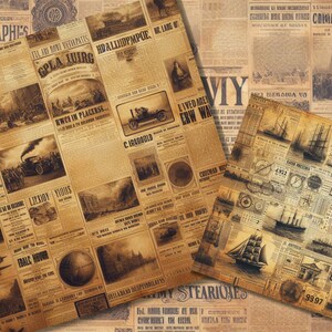 49 Newspaper Backgrounds, Newspaper Digital Paper, Typography ...