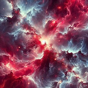 55 Galactic Nebula Digital Paper Pack, Starry Sky Space Backgrounds ...