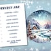Round Watercolor Winter Scene Clipart Bundle, 32 Winter Scene PNG ...