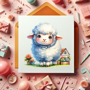 70 Watercolor Cute Baby Farm Animals Clipart Bundle, Cute Baby Farm ...